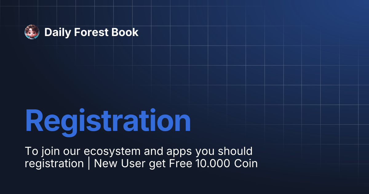 Registration | Daily Forest Book