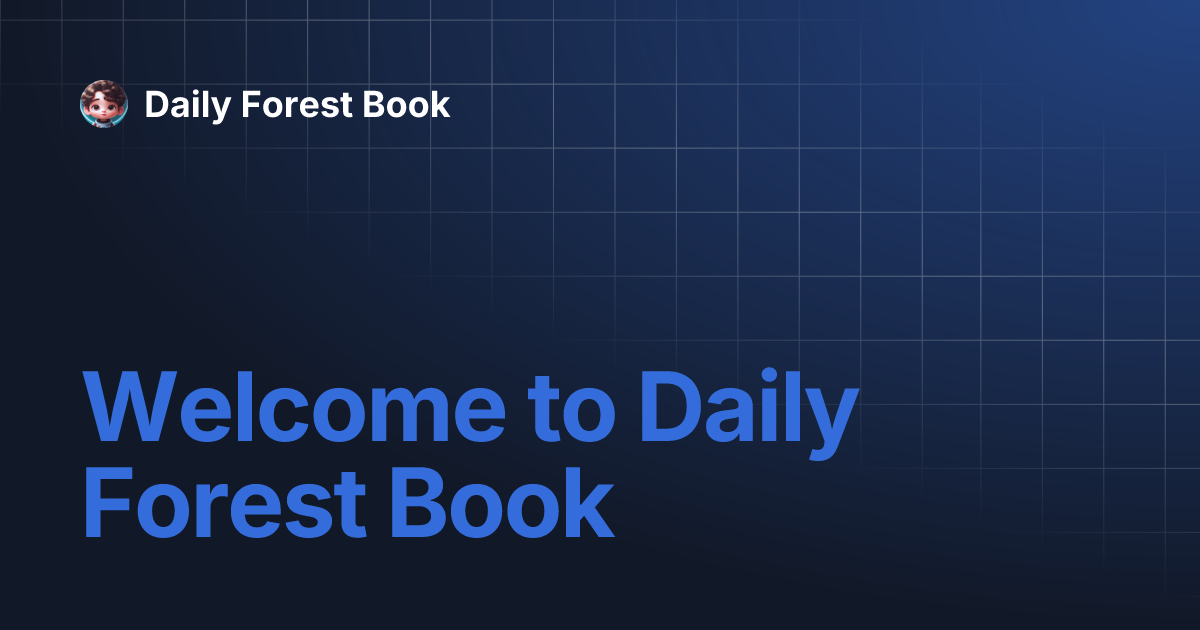 Welcome to Daily Forest Book | Daily Forest Book