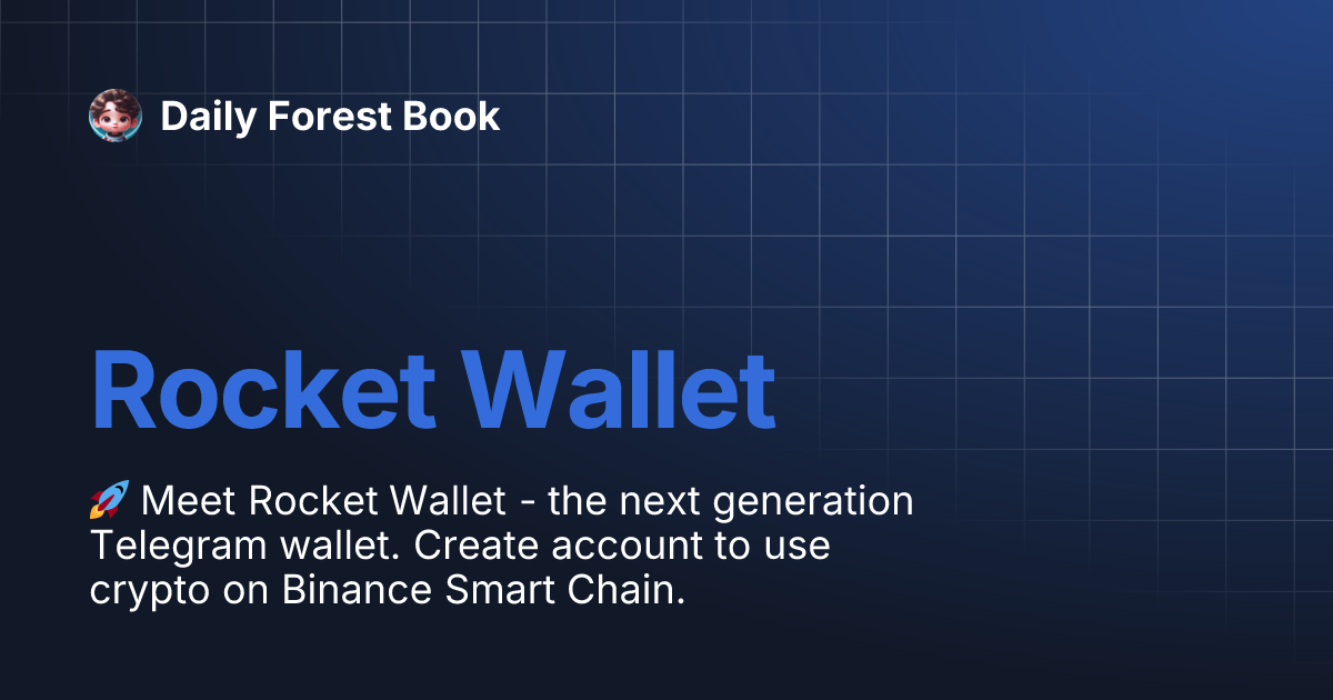 Rocket Wallet | Daily Forest Book